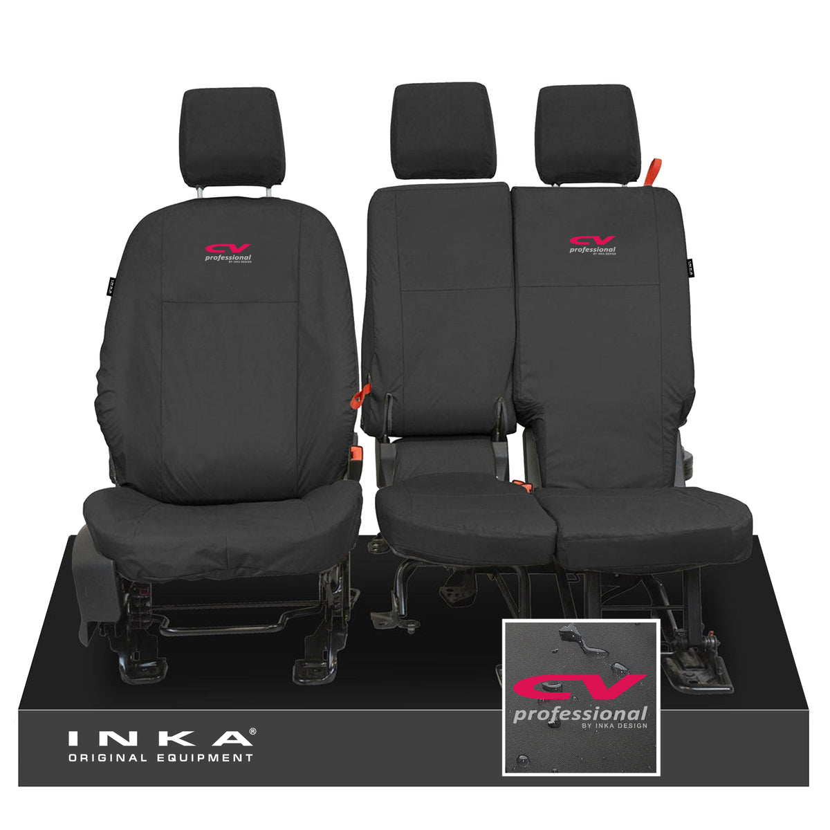 Ford Transit Connect INKA Front Set 1+2 Tailored Waterproof Seat Cover ...