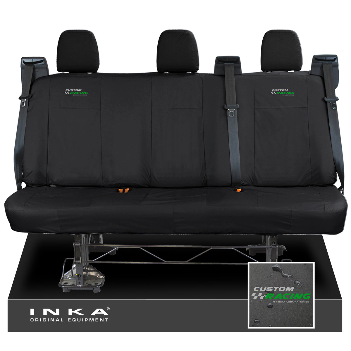 Ford Transit Custom INKA Rear Triple Tailored Waterproof Seat Covers B ...