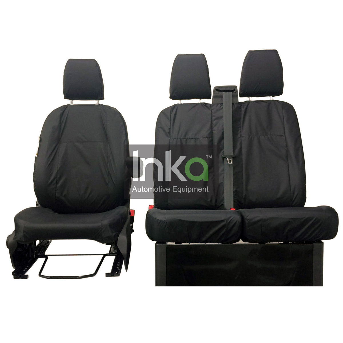 Ford Transit Custom INKA Front 1+2 Tailored Waterproof Seat Covers Set ...