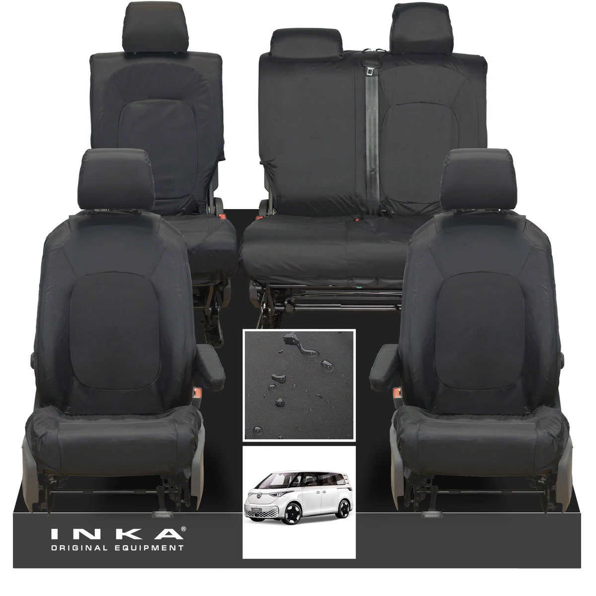 VW ID Buzz Life, Style, GTX Front & Rear Full Set INKA Tailored Waterp ...