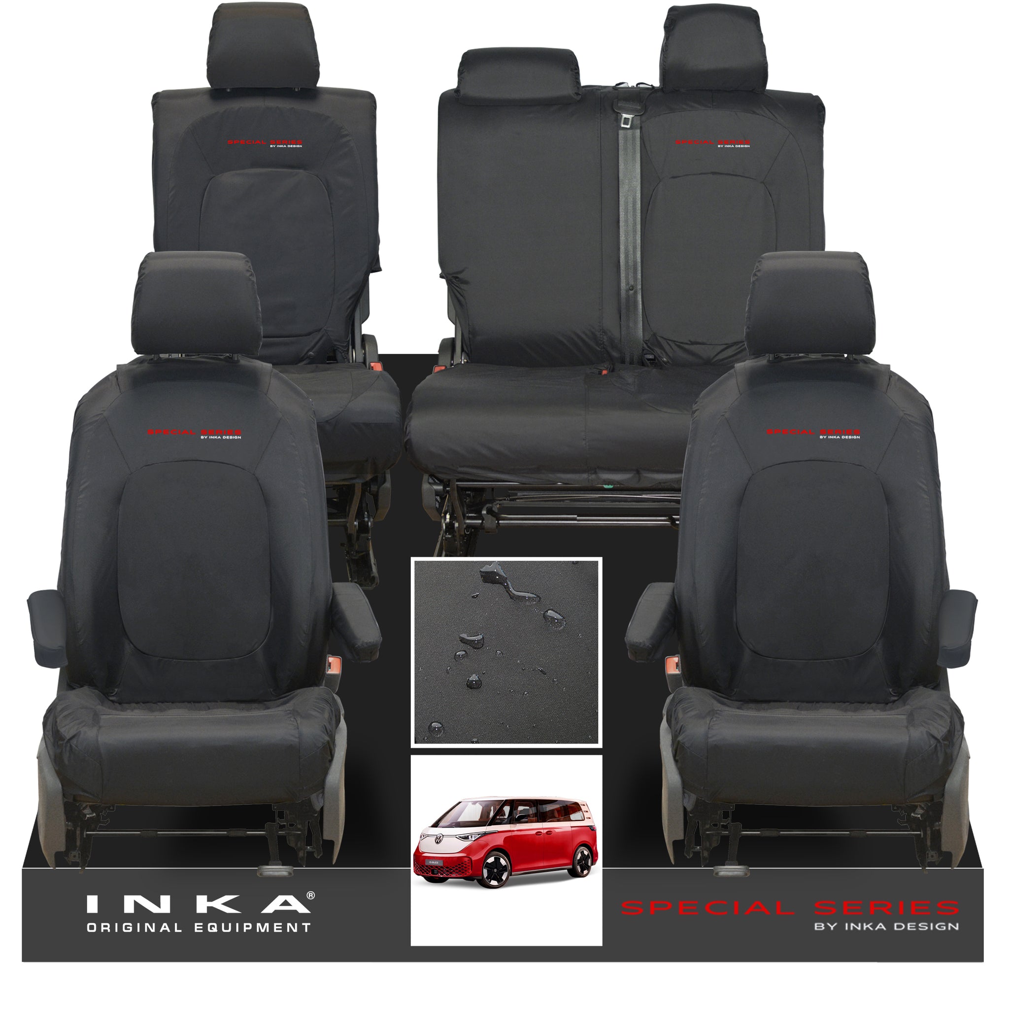 VW ID Buzz Life, Style, GTX Front & Rear Full Set INKA Tailored Waterp ...