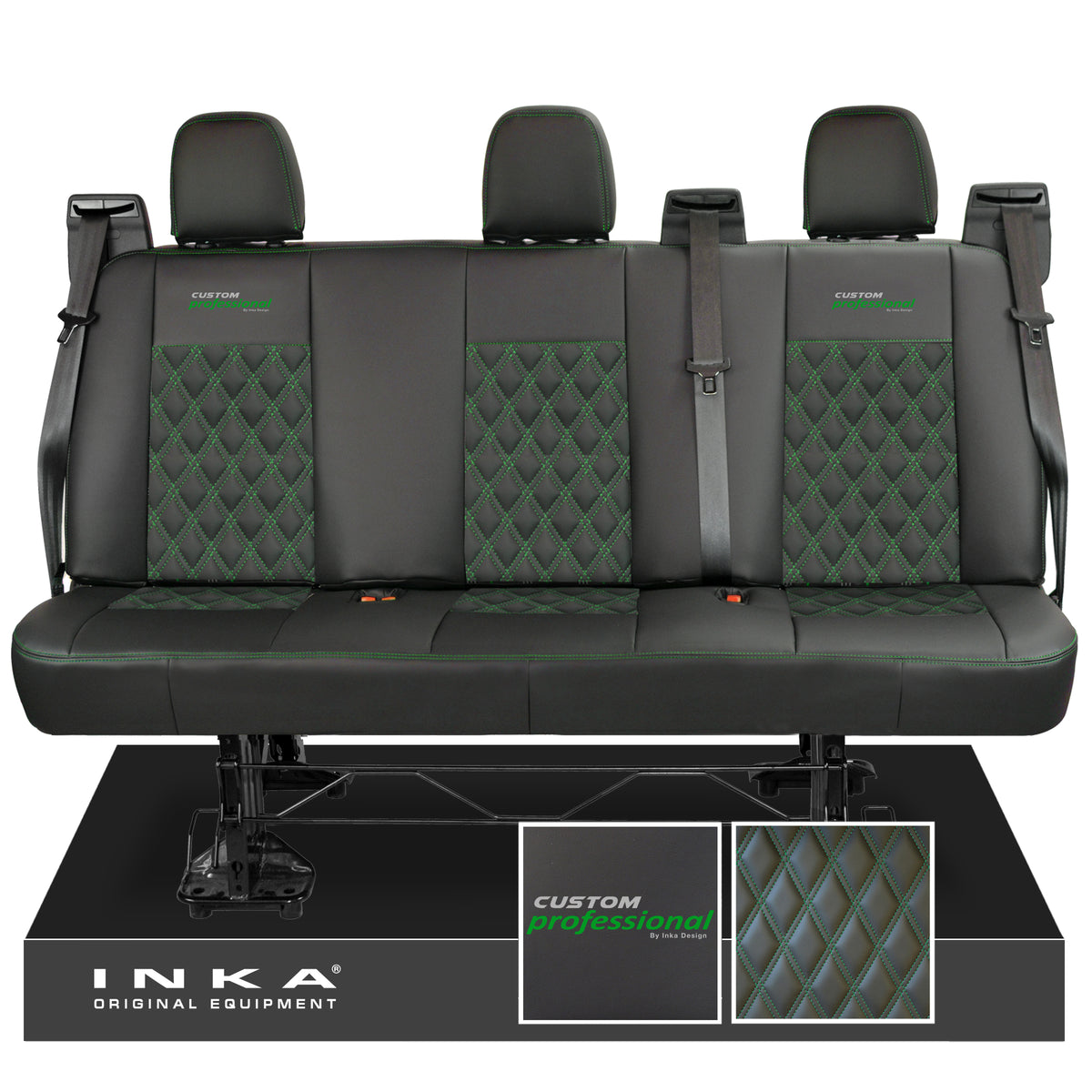 Ford Transit Custom INKA Custom Professional Rear Triple Tailored Leat ...