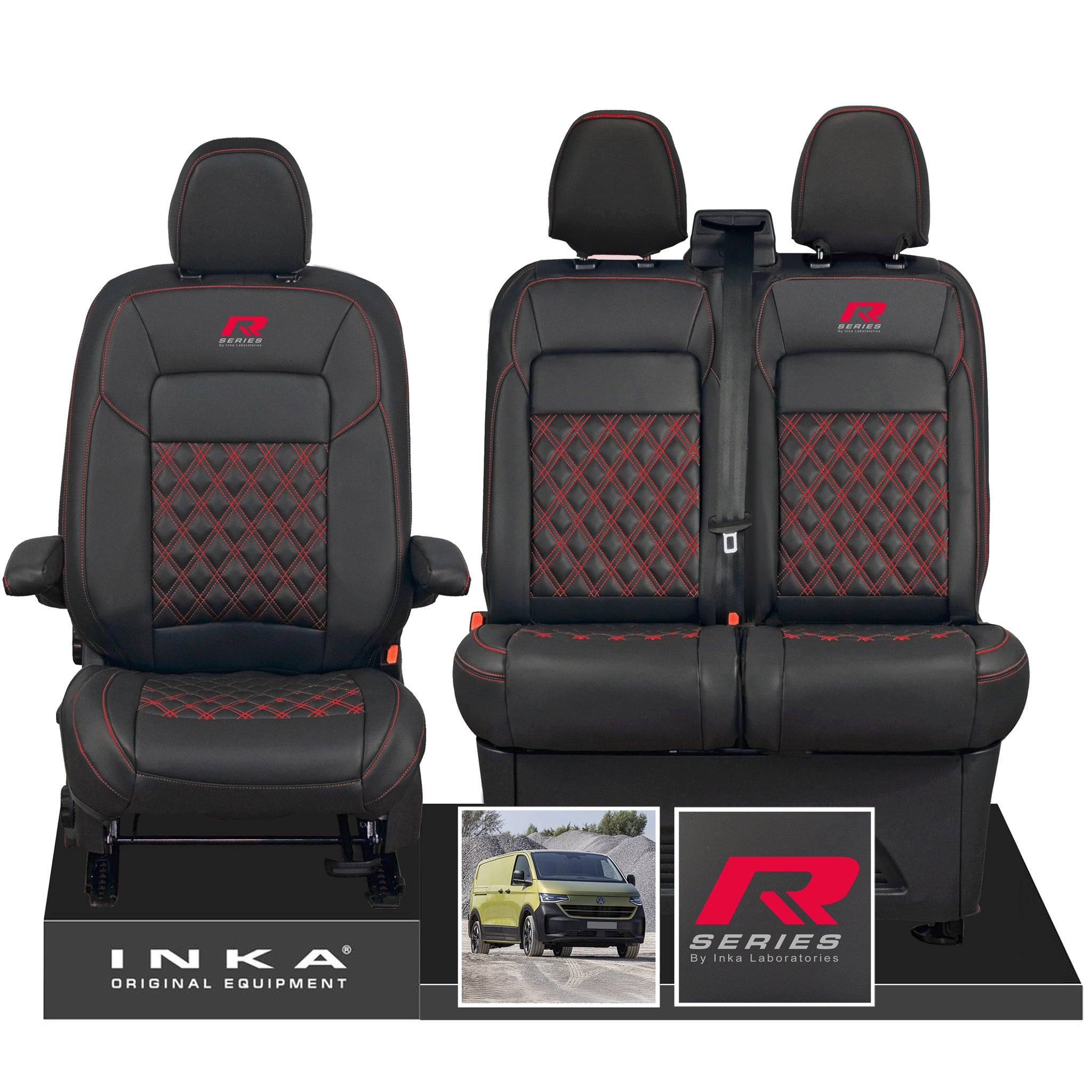 New VW Transporter T7 Panel Van INKA Front Bentley Leatherette Tailore